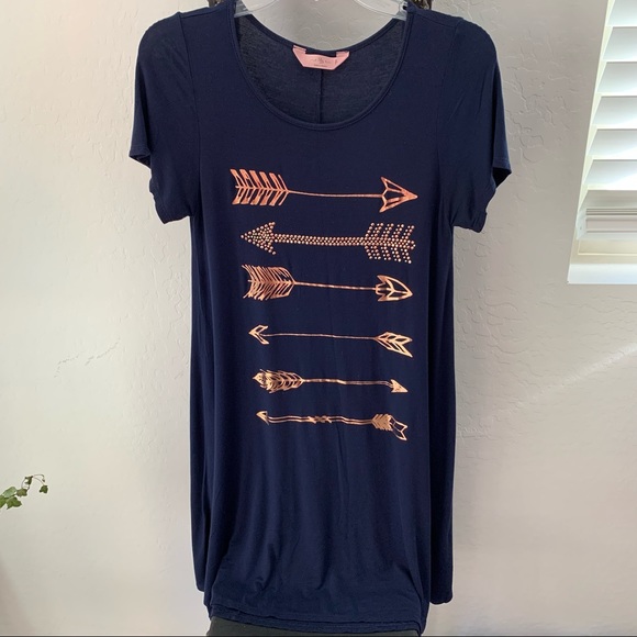 SJS | Dresses | Sjs Dress With Rose Gold Arrows L | Poshmark